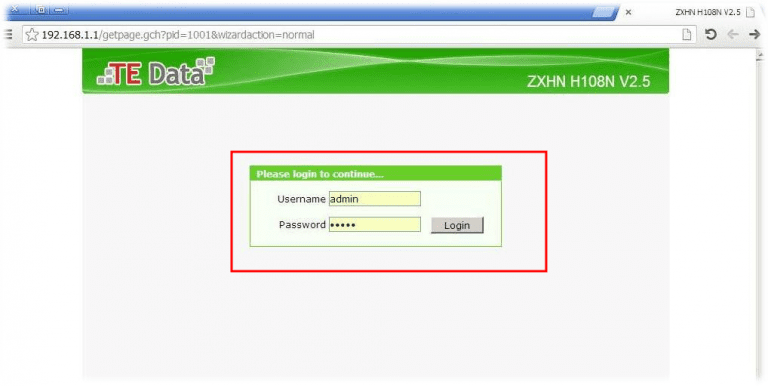 شرح ضبط اعدادات راوتر we اصدار ZTE ZXHN H188A - تذكرة نت