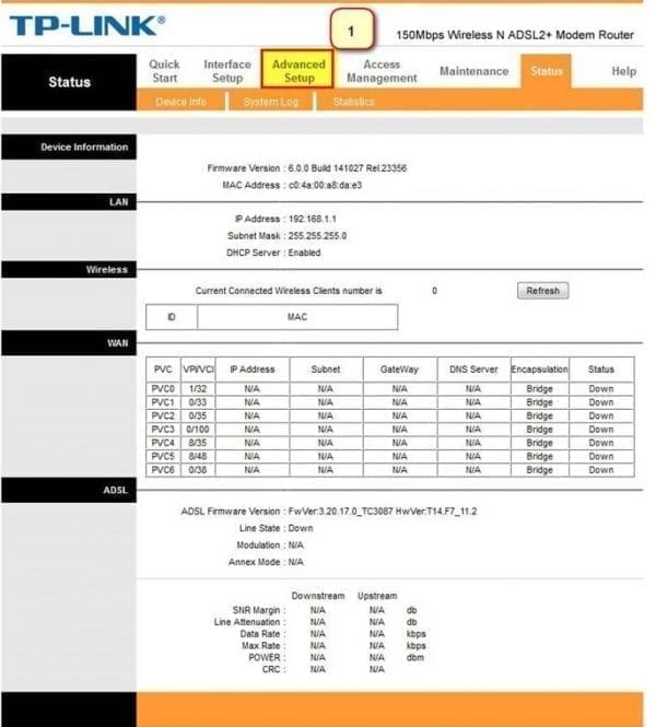 Configure Static IP on TP-link Orange interface