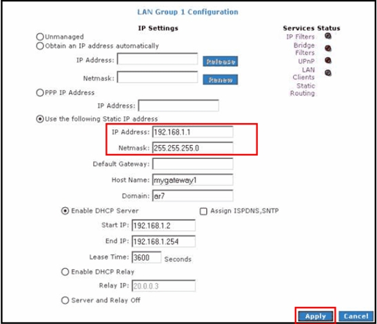 AZTech Router Configuration