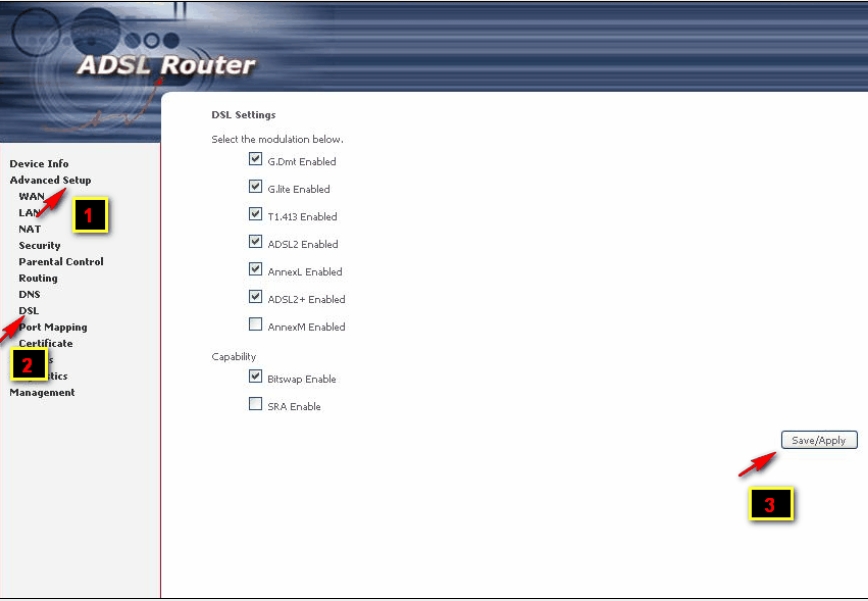 Comtrend Router Configuration