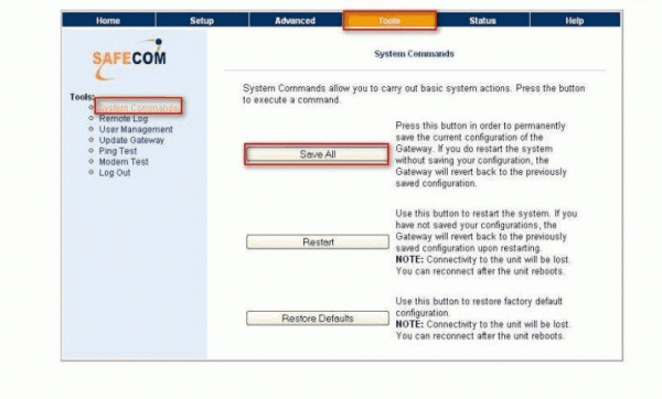 SafeCom Router Configuration - تذكرة نت