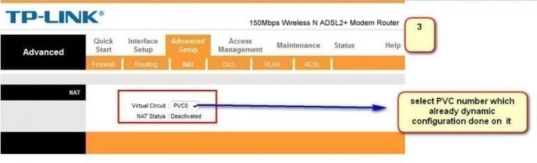 Configure Static IP on TP-link Orange interface