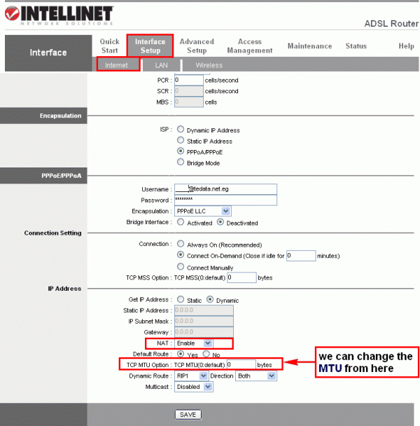 Intellinet Router Configuration - تذكرة نت