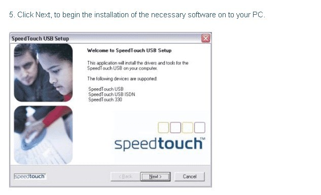 Speedtouch 330 Setup - تذكرة نت