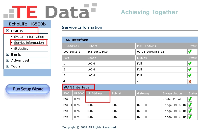 WE Router - تذكرة نت