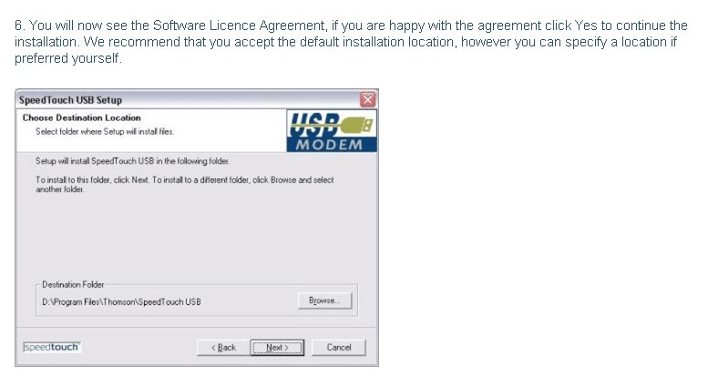 Speedtouch 330 Setup - تذكرة نت