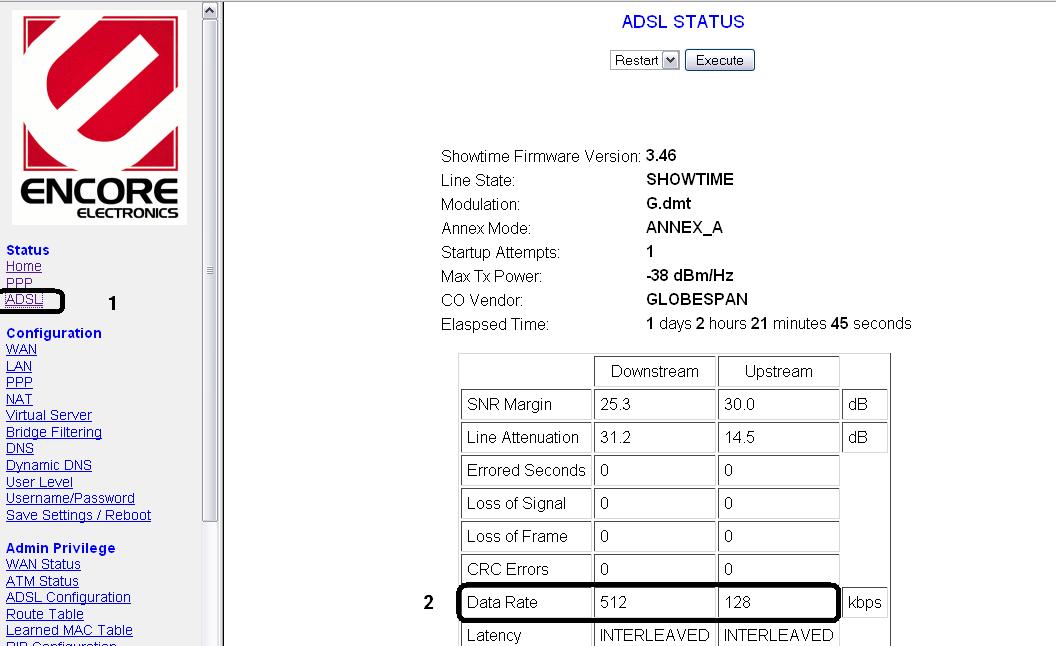 Encore Router Configuration