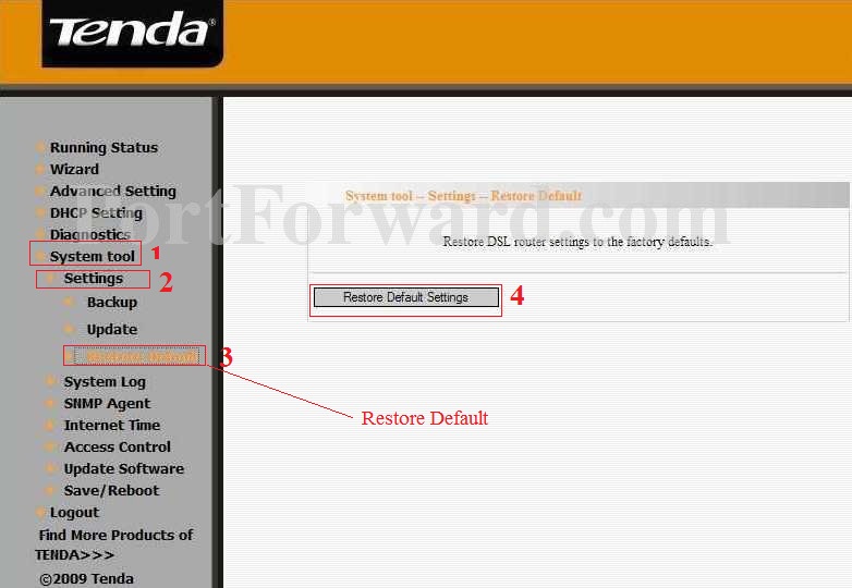 TENDA Router Configuration - تذكرة نت