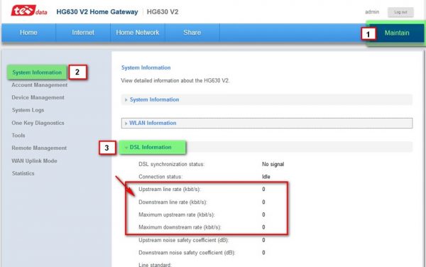 ضبط اعدادات راوتر HG630 V2 الدليل الكامل عن الراوتر - تذكرة نت