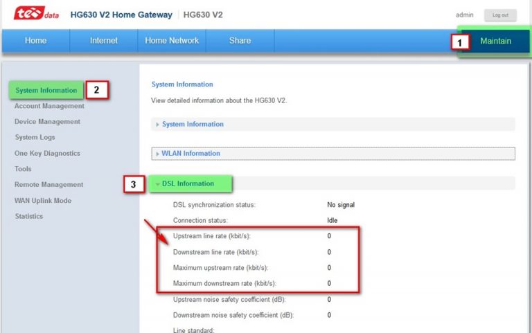 ضبط اعدادات راوتر HG630 V2 الدليل الكامل عن الراوتر - تذكرة نت