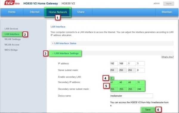 ضبط اعدادات راوتر HG630 V2 الدليل الكامل عن الراوتر - تذكرة نت