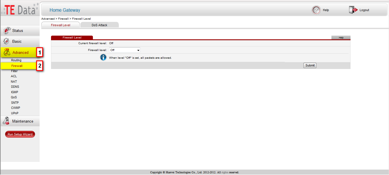 WE [Huawei - HG532N - HG531 V1] Configuration - تذكرة نت