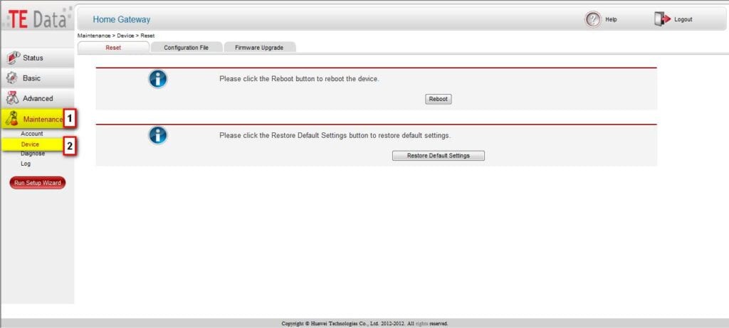شرح عمل اعدادات راوتر هواوى HG 532N huawei hg531 - تذكرة نت