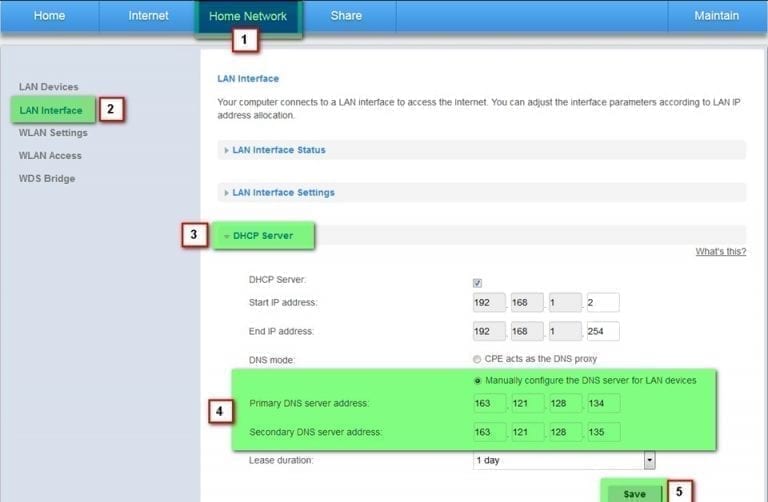 ضبط اعدادات راوتر HG630 V2 الدليل الكامل عن الراوتر - تذكرة نت