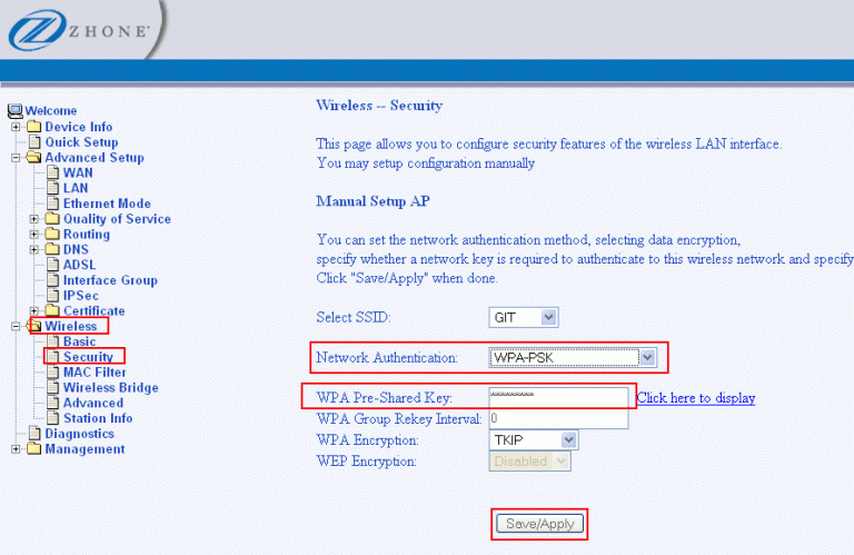 Zhone Router Configuration - تذكرة نت