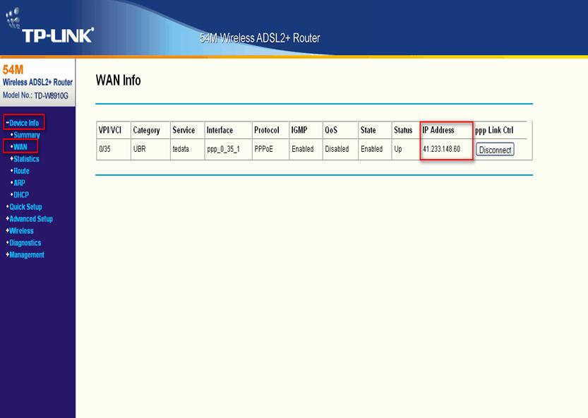 Tp Link Router Configuration تذكرة نت