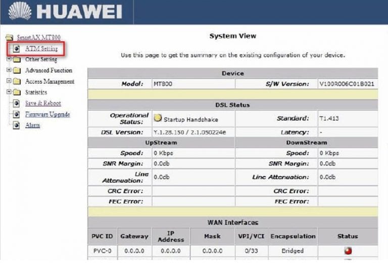 Huawei Router Configuration - تذكرة نت