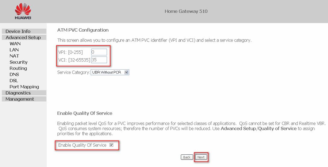 Huawei Router Configuration - تذكرة نت
