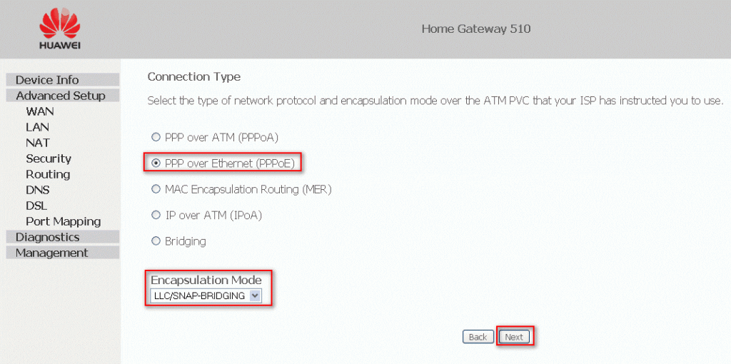 Huawei Router Configuration - تذكرة نت