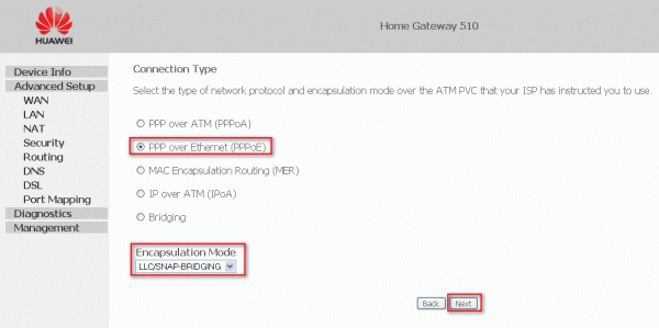 Huawei Router Configuration - تذكرة نت