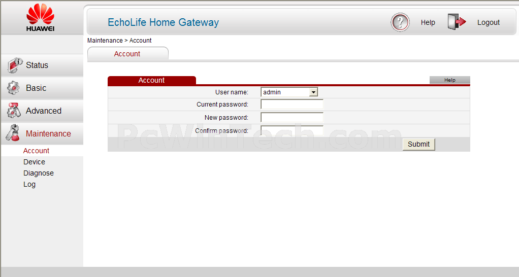 Huawei Router Configuration Interface 6 تذكرة نت