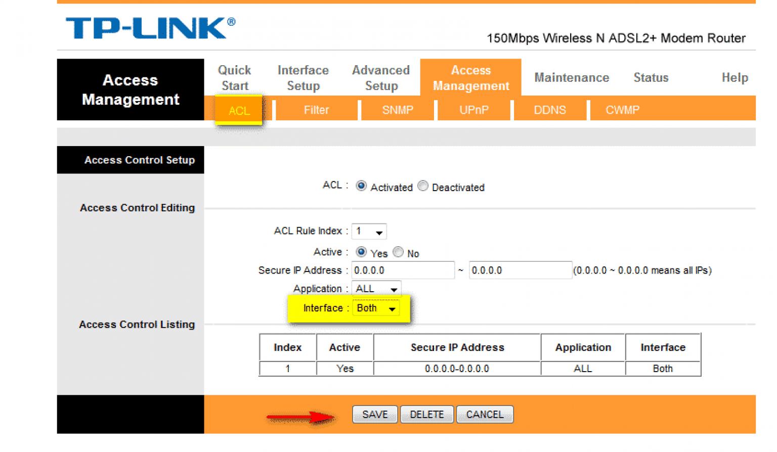 شرح ضبط اعدادات راوتر we اصدار DG8045 كاملا بالصور- تذكرة نت