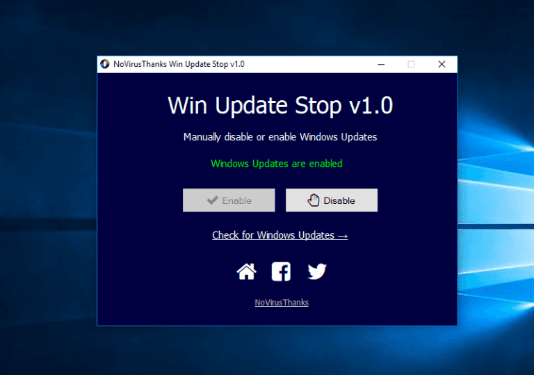 برنامج ايقاف تحديثات الويندوز - تذكرة نت