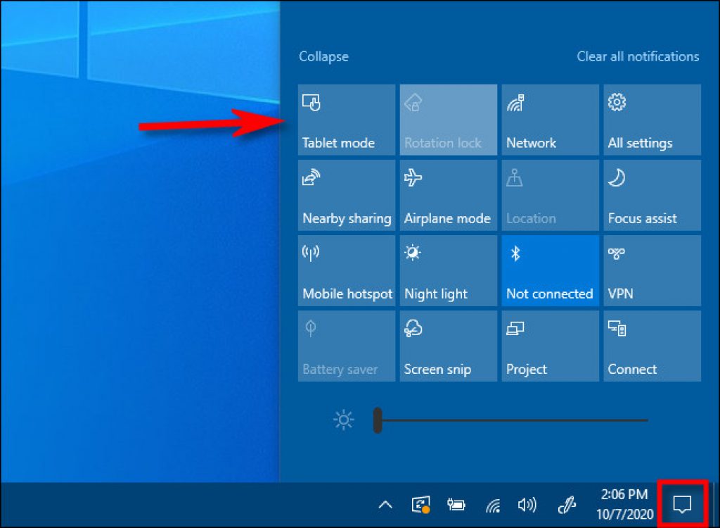 Windows 10'da tablet modu nasıl açılır ve kapatılır