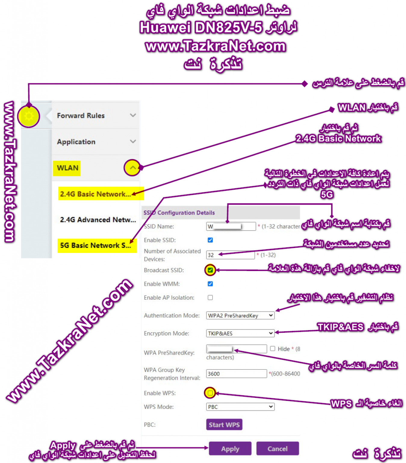 شرح تحويل راوتر Huawei DN8245V الى access point - تذكرة نت